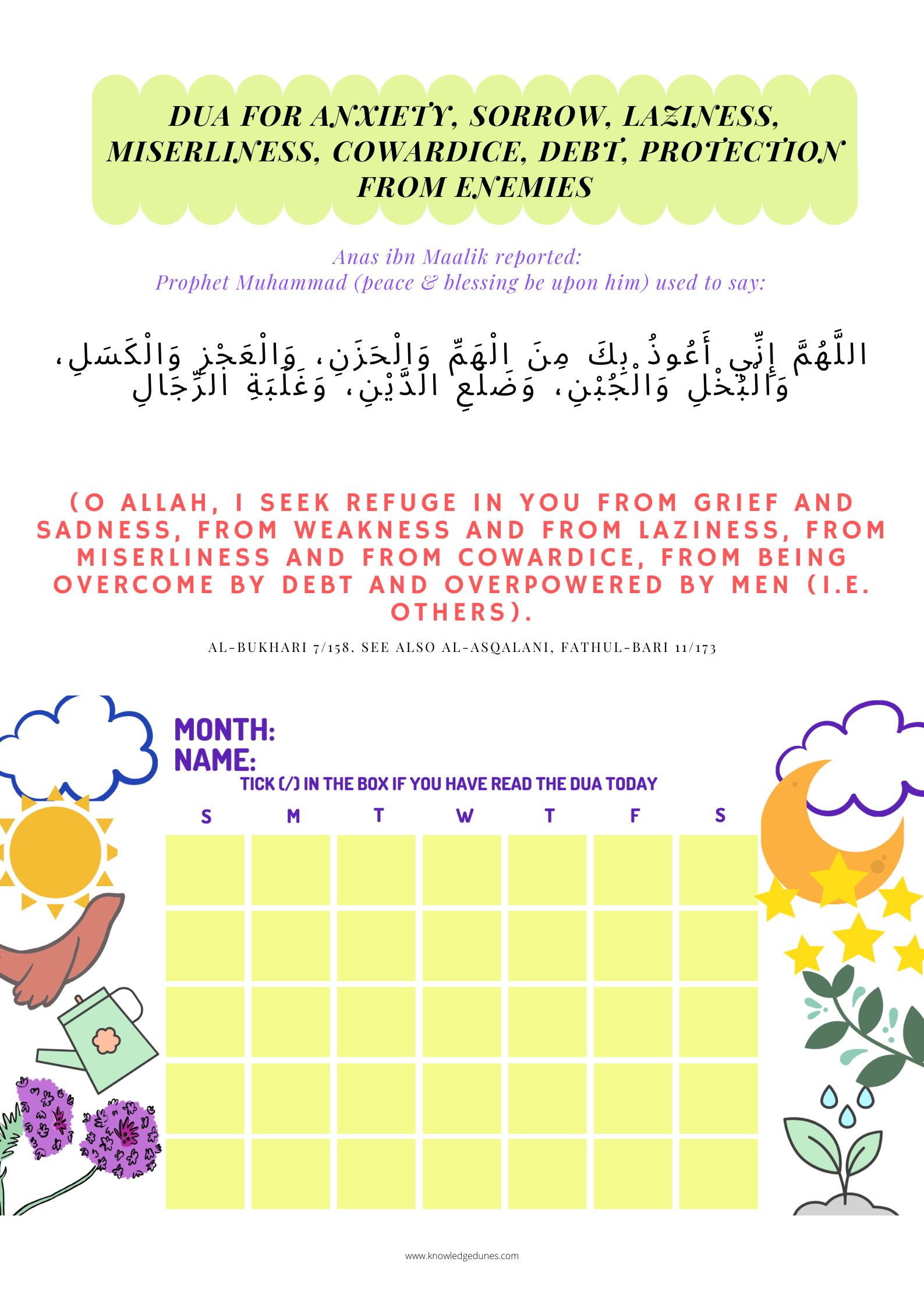 Free Dua Posters